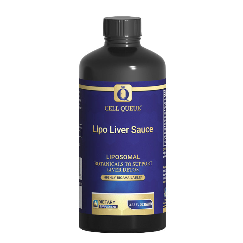 Lipo Liver Sauce, Liposomal Liver Detox & Cleanse Supplement, Supports – CELL QUEUE