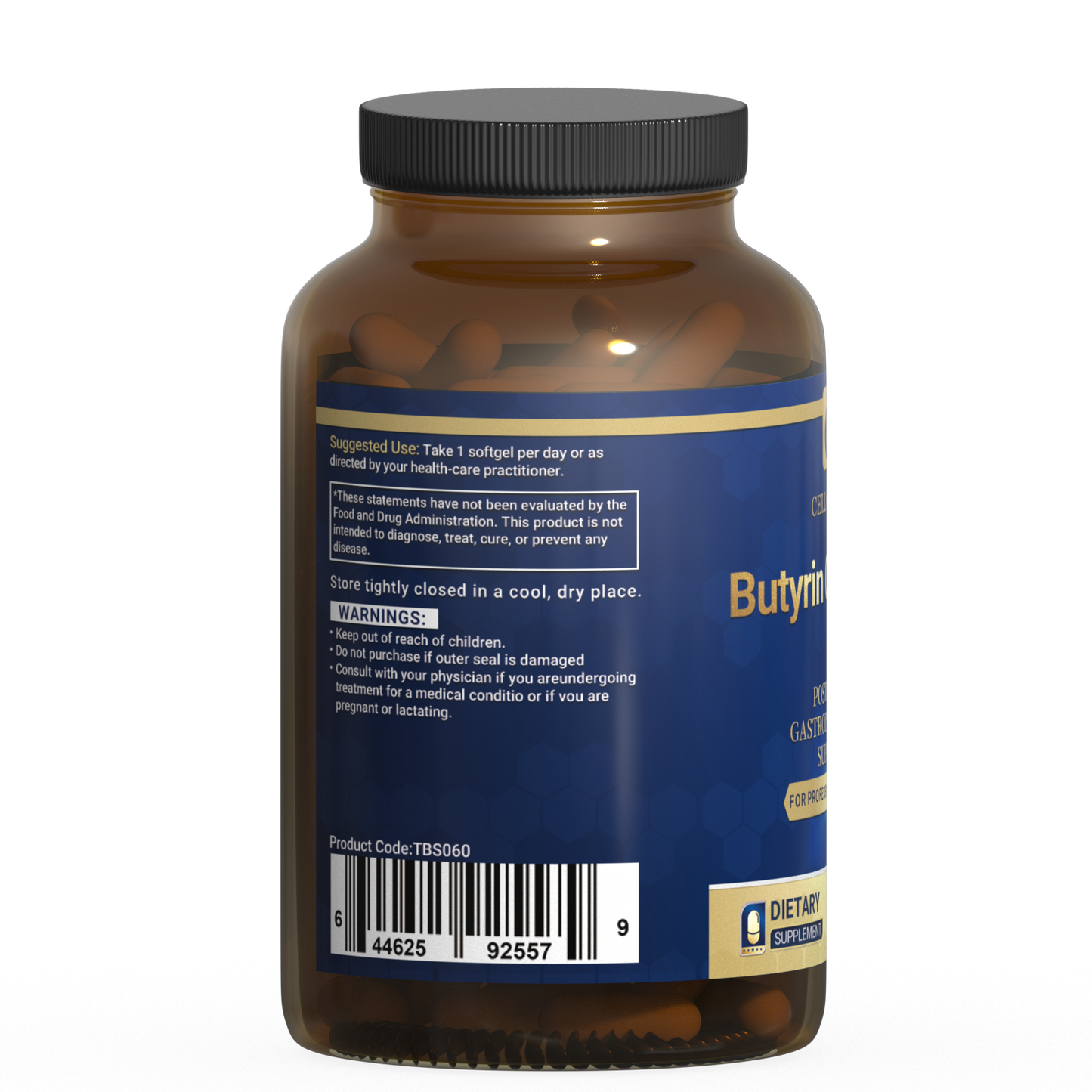 Tri-Butyrin Gut Health Supplement,IBS & Leaky Gut, for Gas and Bloating ...